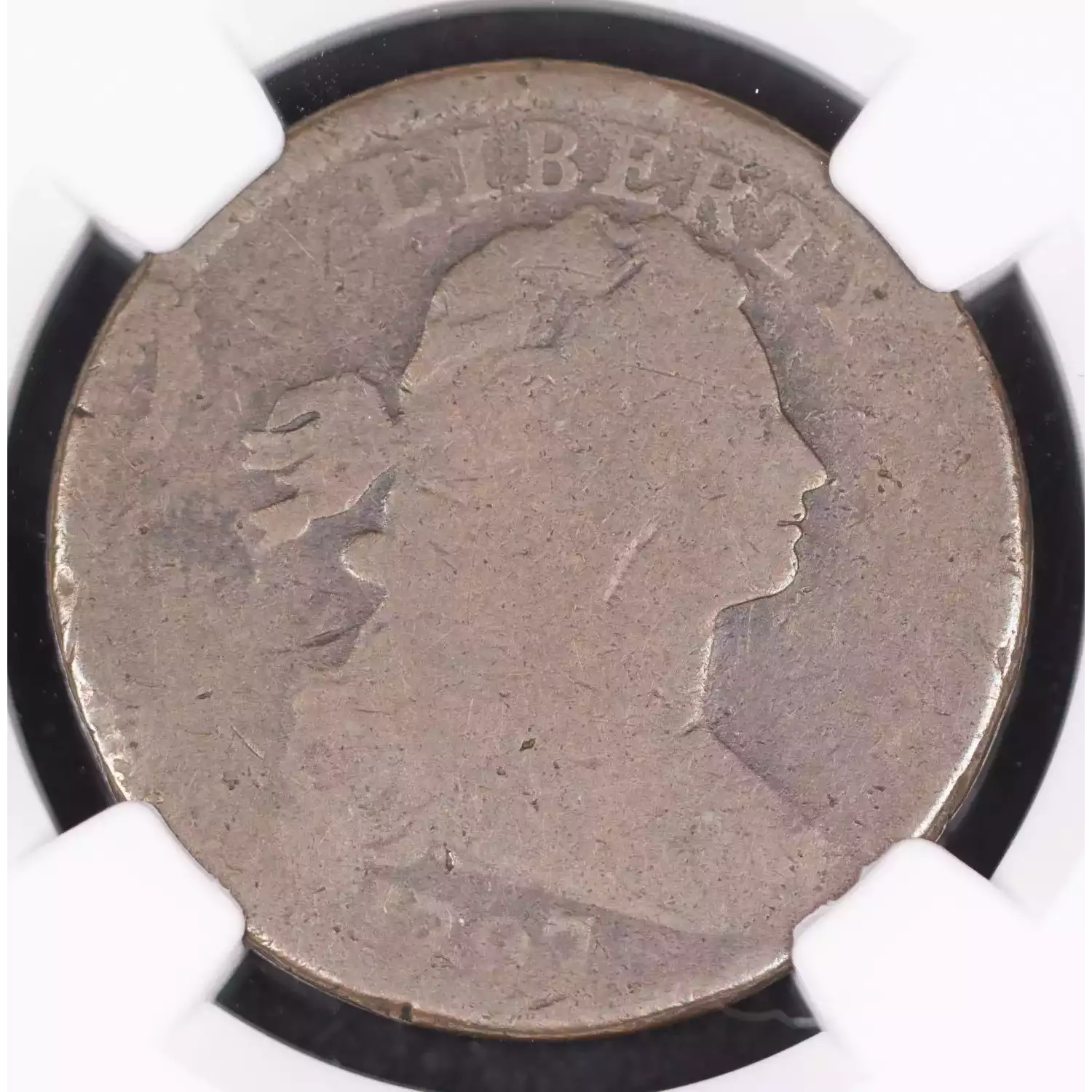1797 Large Cents Draped Bust NGC FR-2 BN - Hertel's Coins Inc.