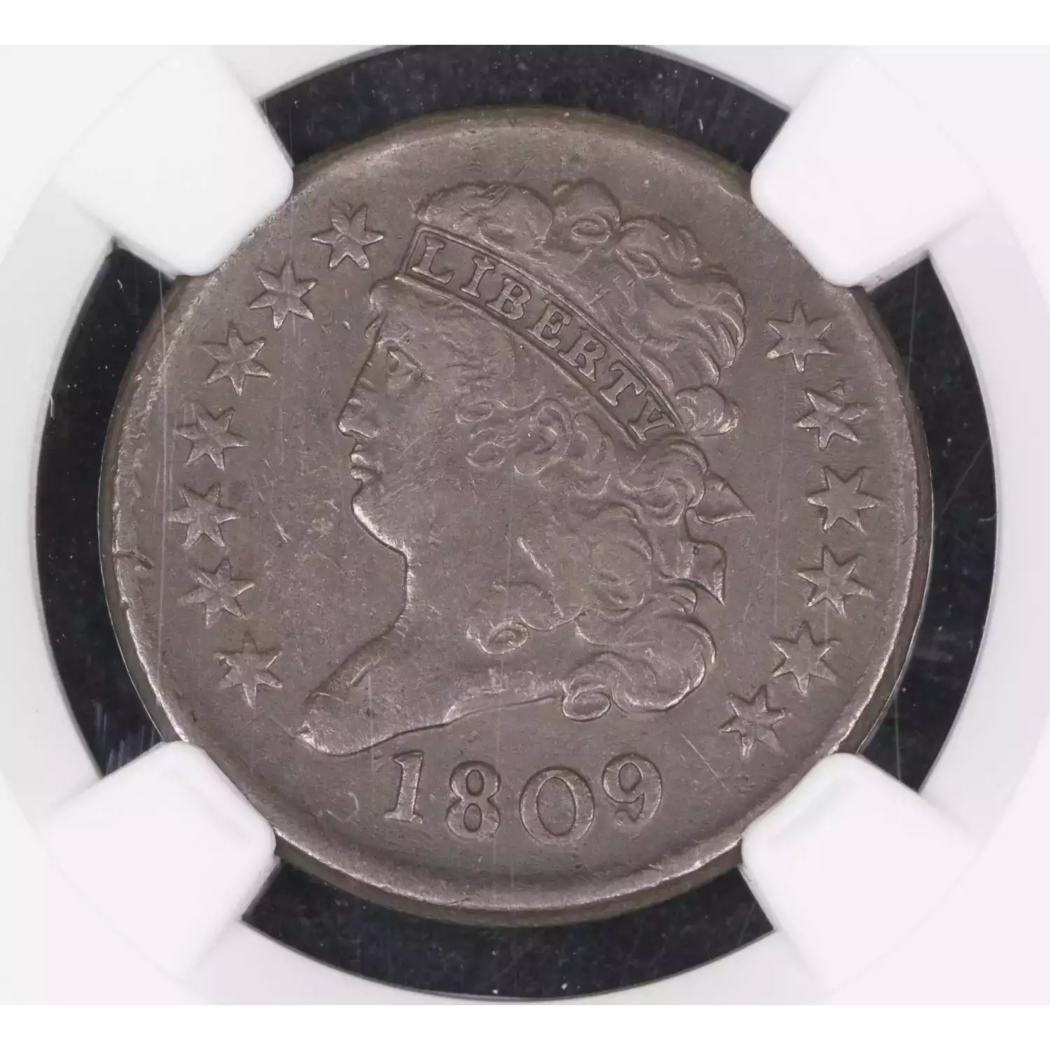 1809 Half Cents Classic Head 1809 - 36 NGC VF Details BN - Hertel's ...