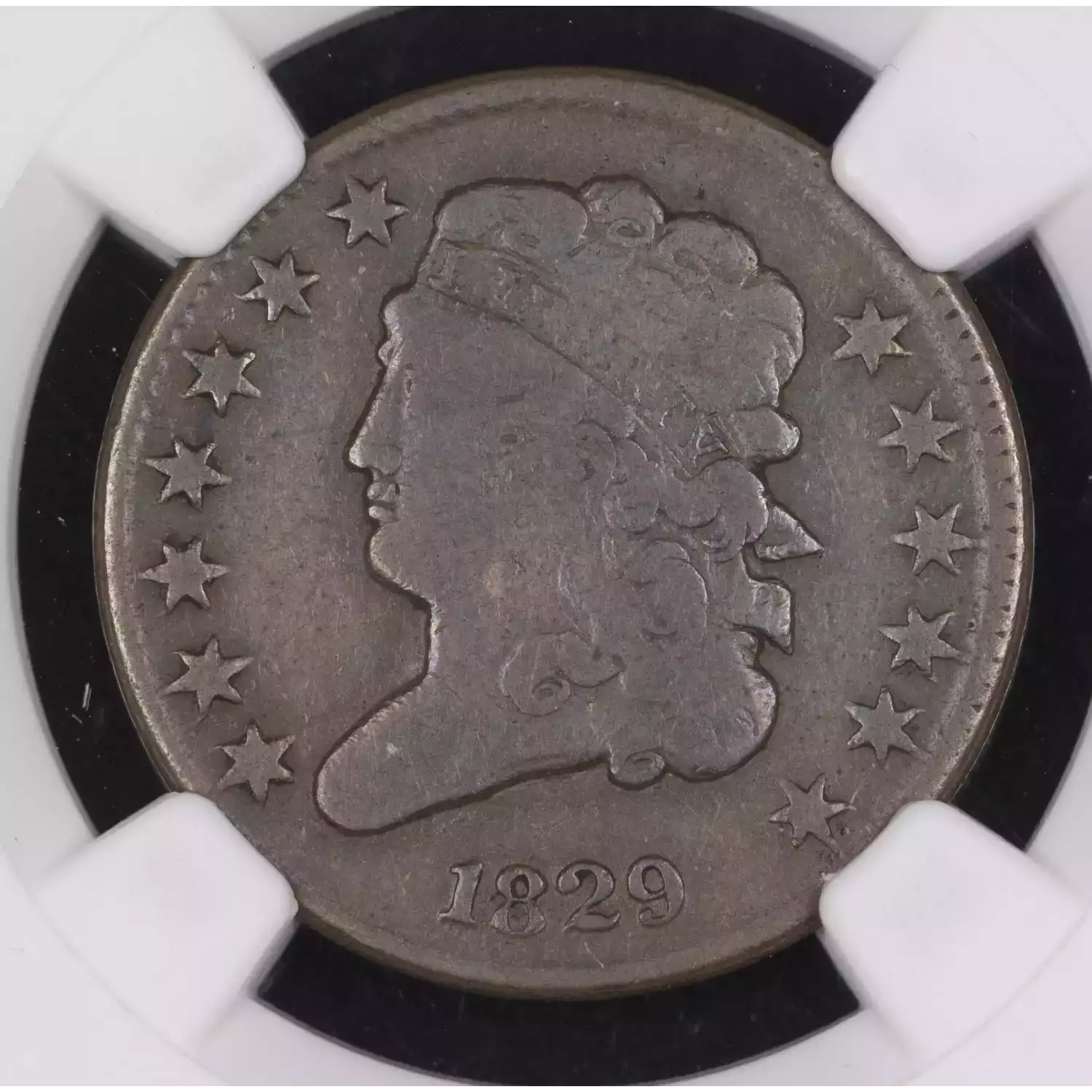 1829 Half Cents Classic Head 1809 - 36 NGC VG-8 BN C-1 - Hertel's Coins ...