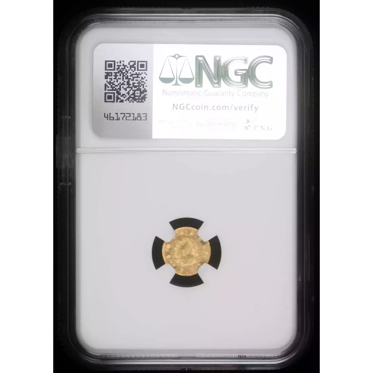 1856 Territorial Gold California Round Series 50c NGC MS-62 -DATED ...