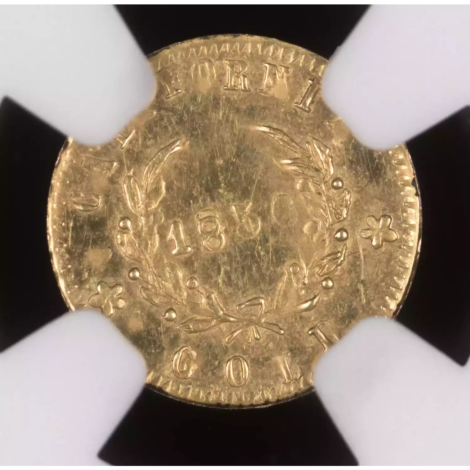 1856 Territorial Gold California Round Series 50c NGC MS-62 -DATED ...