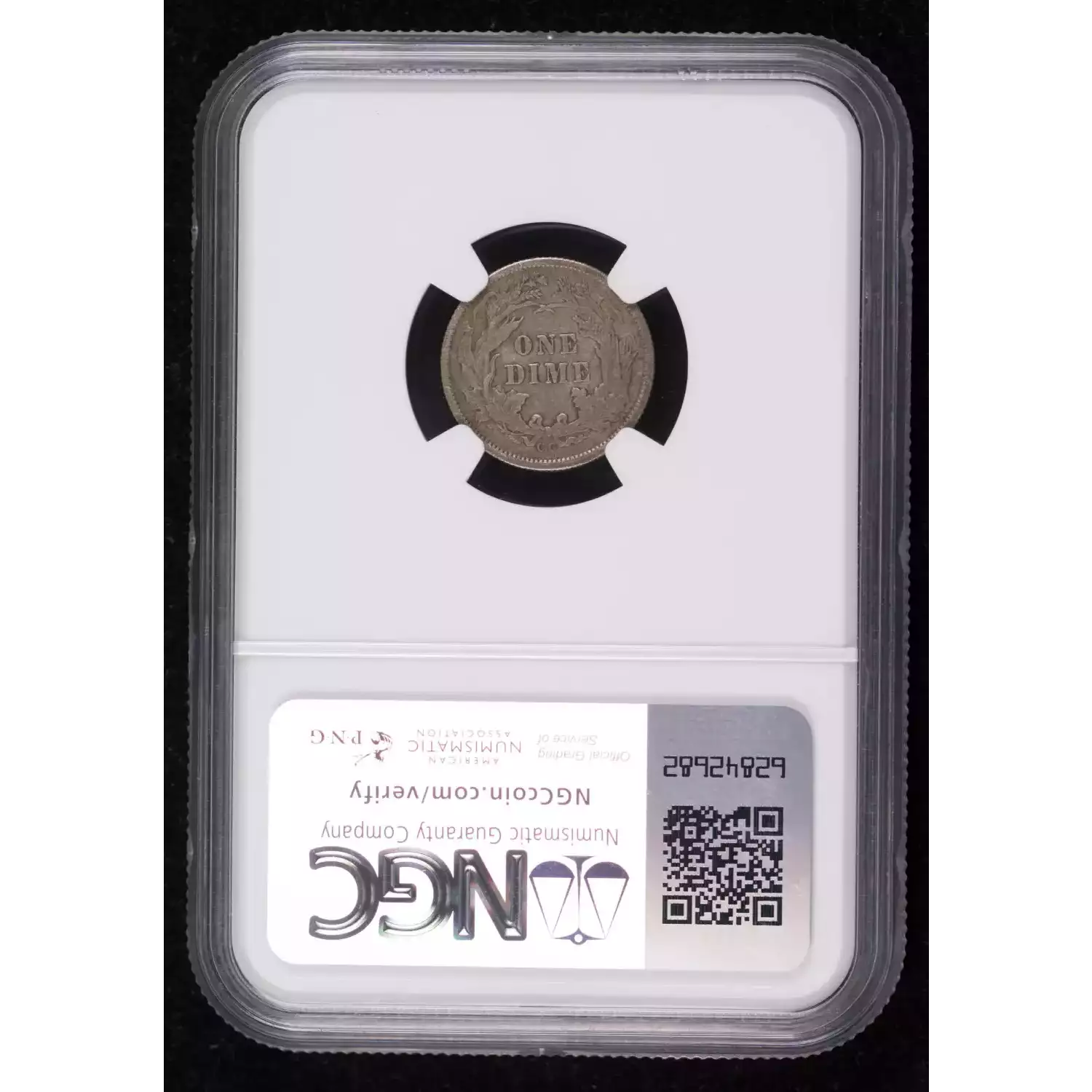 1877-CC Liberty Seated Dime NGC AU-50 - Hertel's Coins Inc.