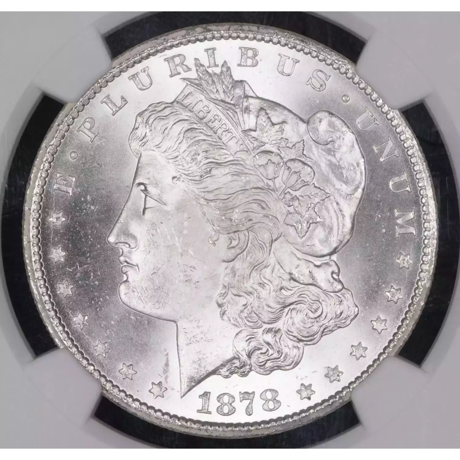 1878-CC Morgan Silver Dollar NGC MS-63 CAC CAC - Hertel's Coins Inc.