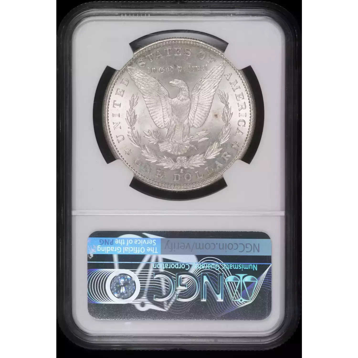 1889-S Morgan Silver Dollar NGC MS-62 - Hertel's Coins Inc.