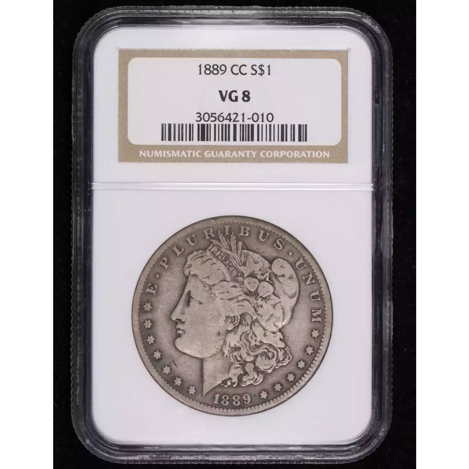 1889-CC Morgan Silver Dollar NGC VG-8 - Hertel's Coins Inc.