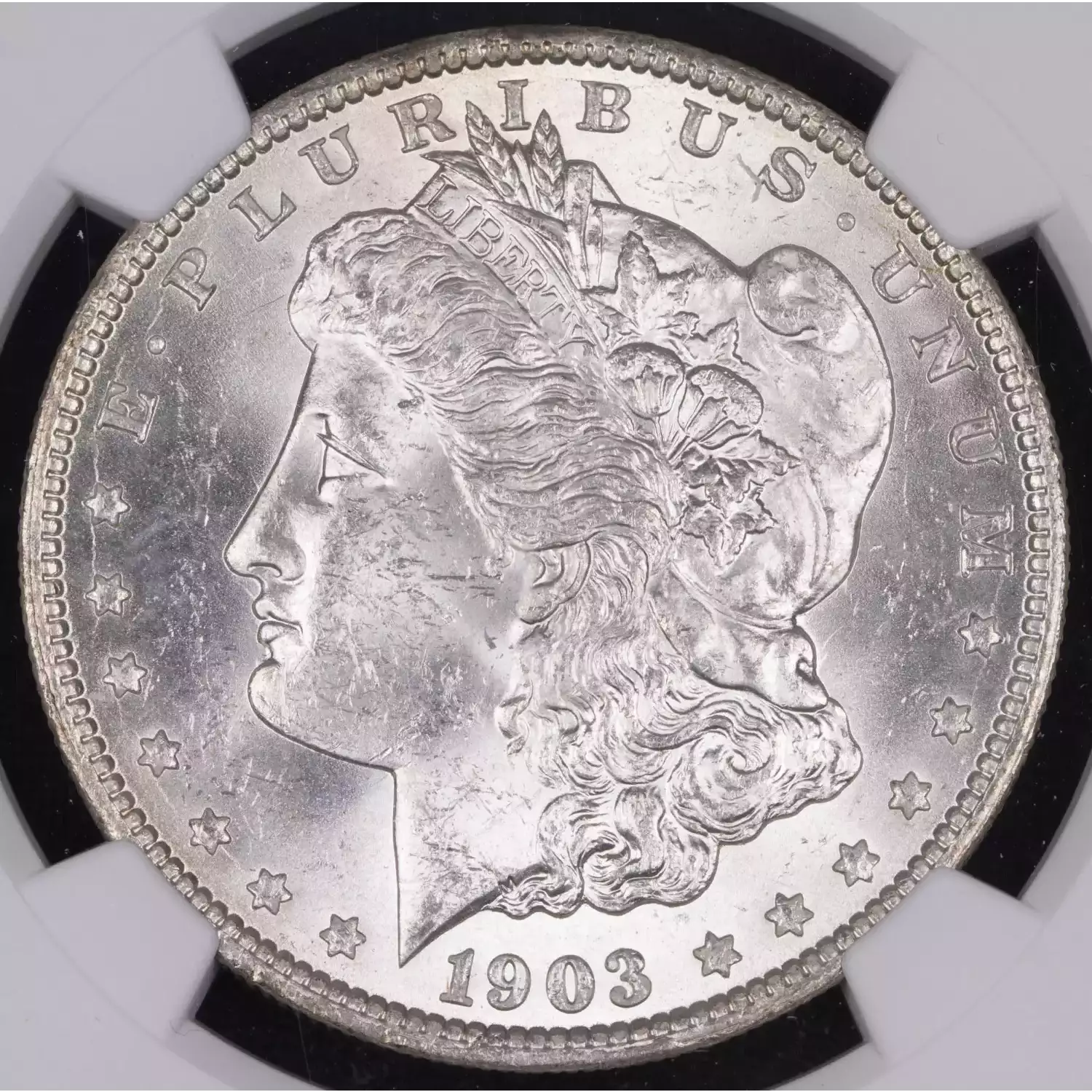1903-O Morgan Silver Dollar NGC MS-62 - Hertel's Coins Inc.