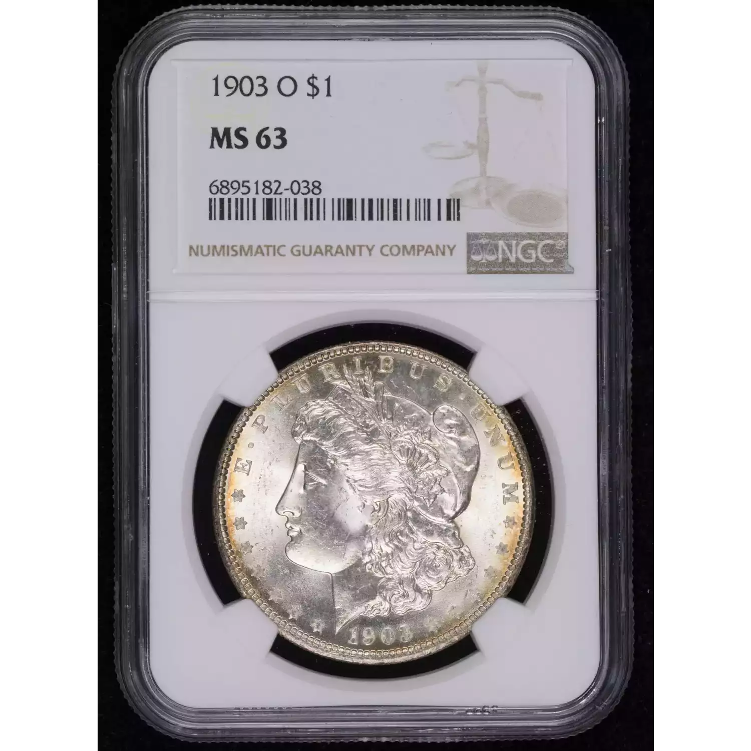 1903-O Morgan Silver Dollar NGC MS-63 - Hertel's Coins Inc.