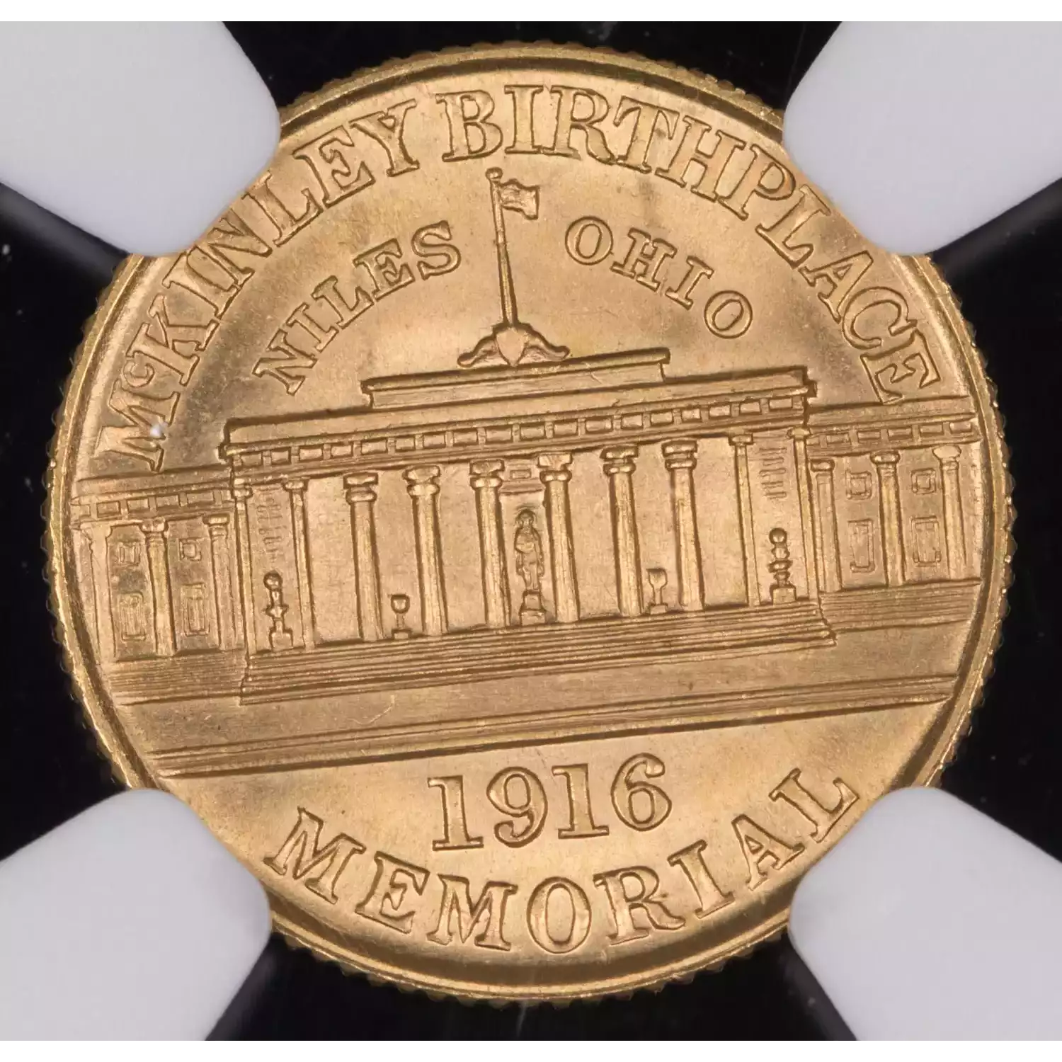 1916 Classic Commemorative McKinley Memorial NGC MS-64 MCKINLEY ...