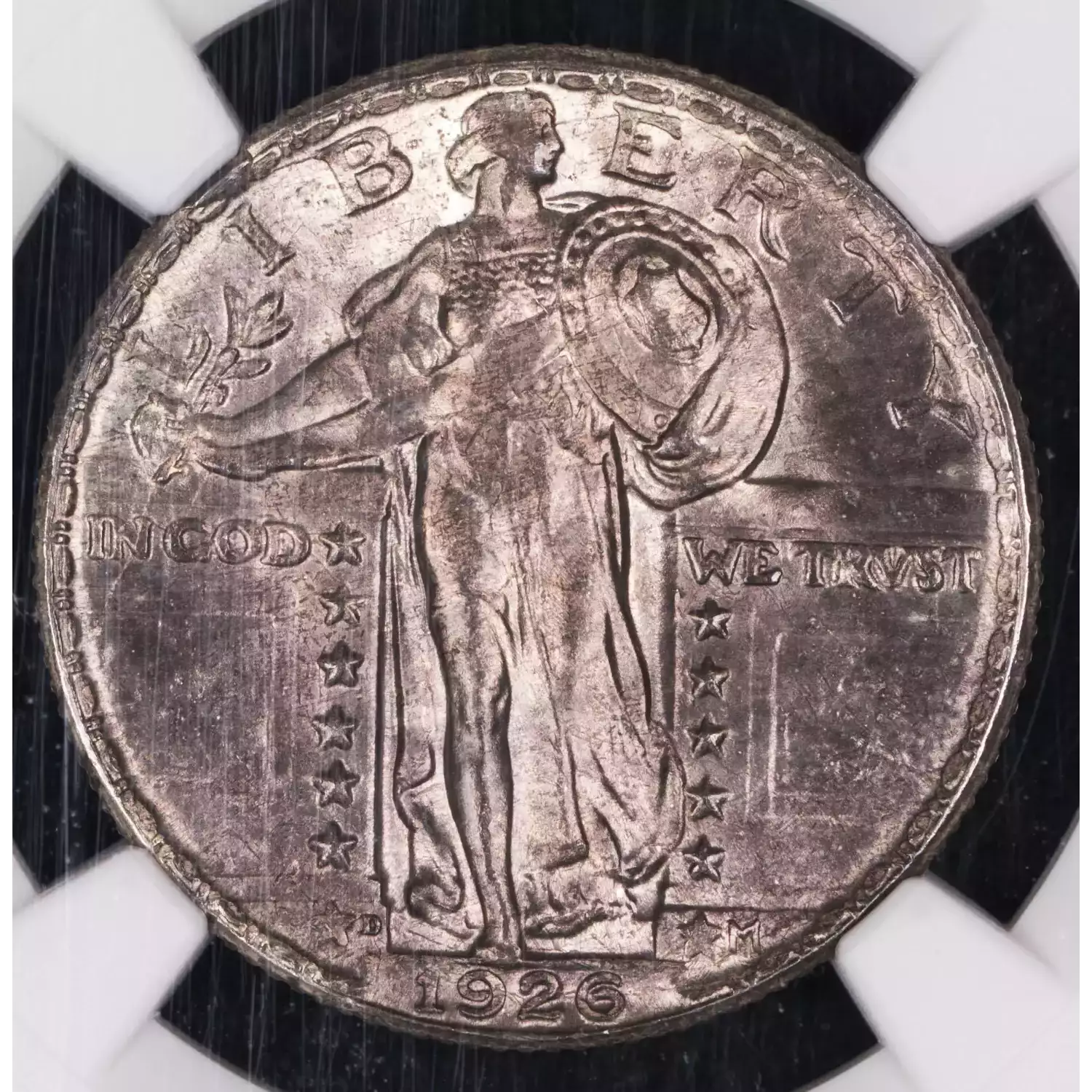 1926-D Quarter Dollars Standing Liberty Quarter NGC MS-64 CAC CAC ...