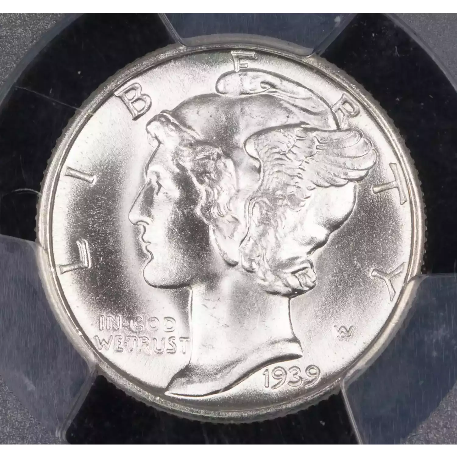 1939-D Dimes Winged Liberty Head or Mercury PCGS MS-67 FB CAC CAC - Hertel's Coins Inc.