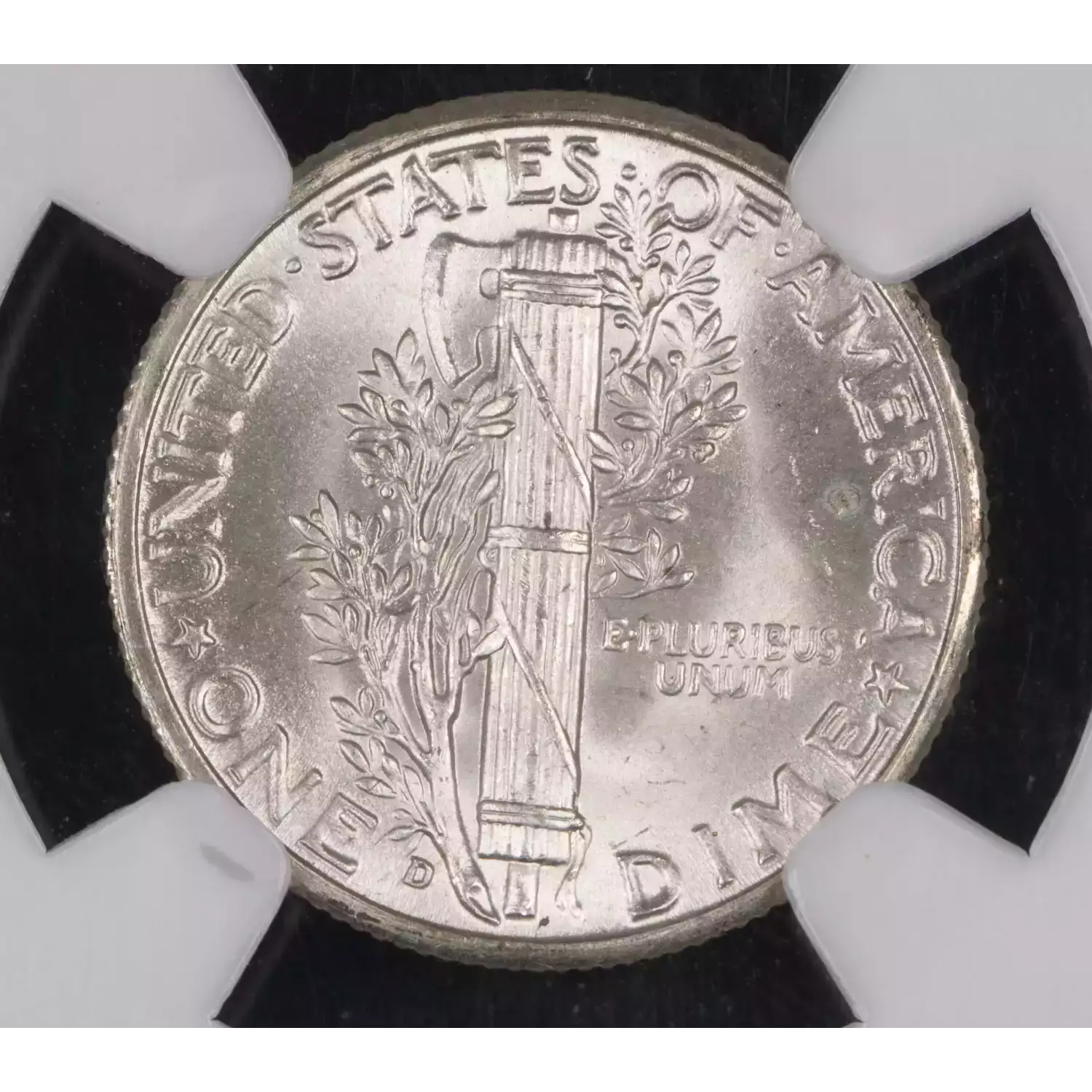 1945-D Dimes Winged Liberty Head or Mercury NGC MS-66 FB CAC CAC - Hertel's Coins Inc.