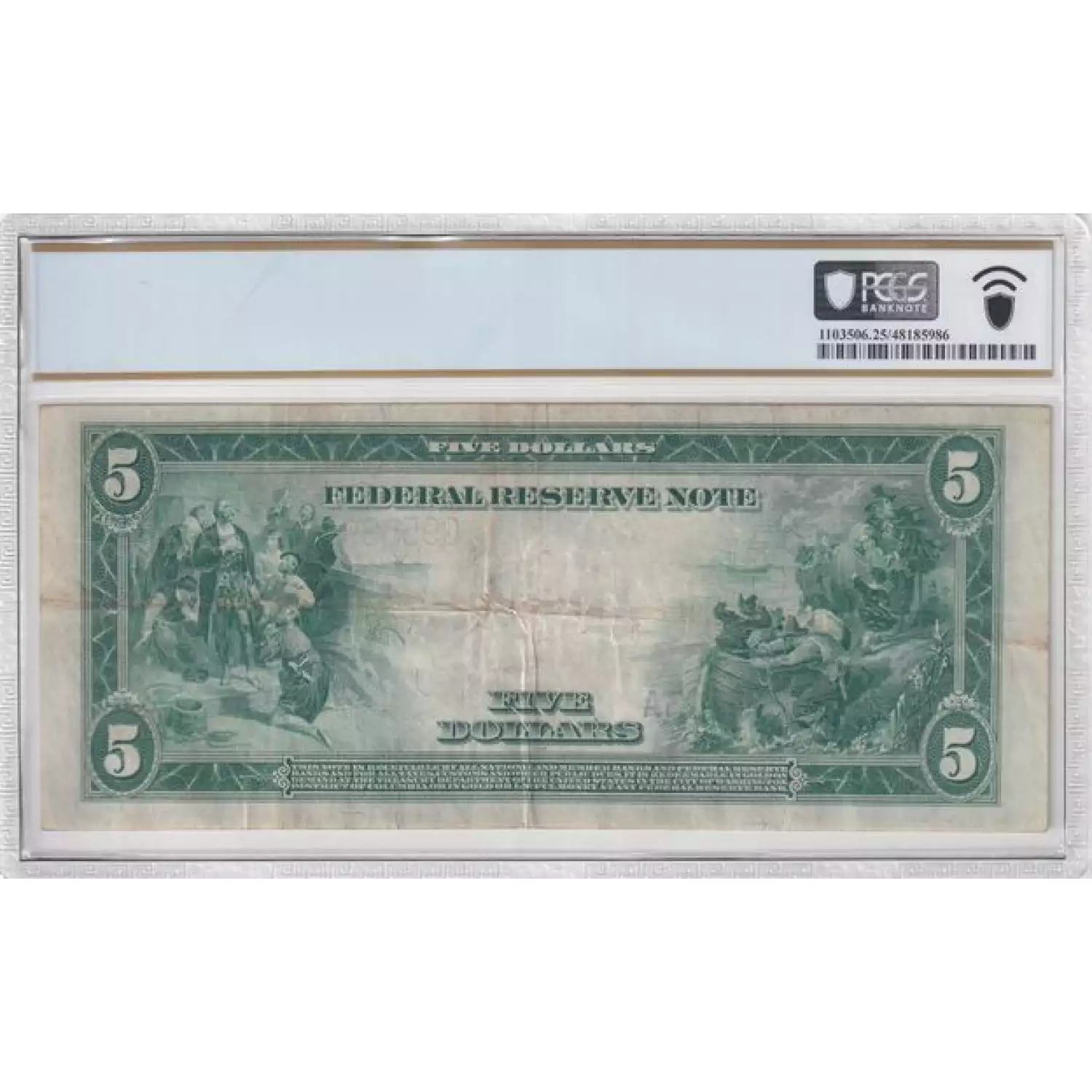 $5 1914 Red Seal Federal Reserve Notes 871A - Hertel's Coins Inc.