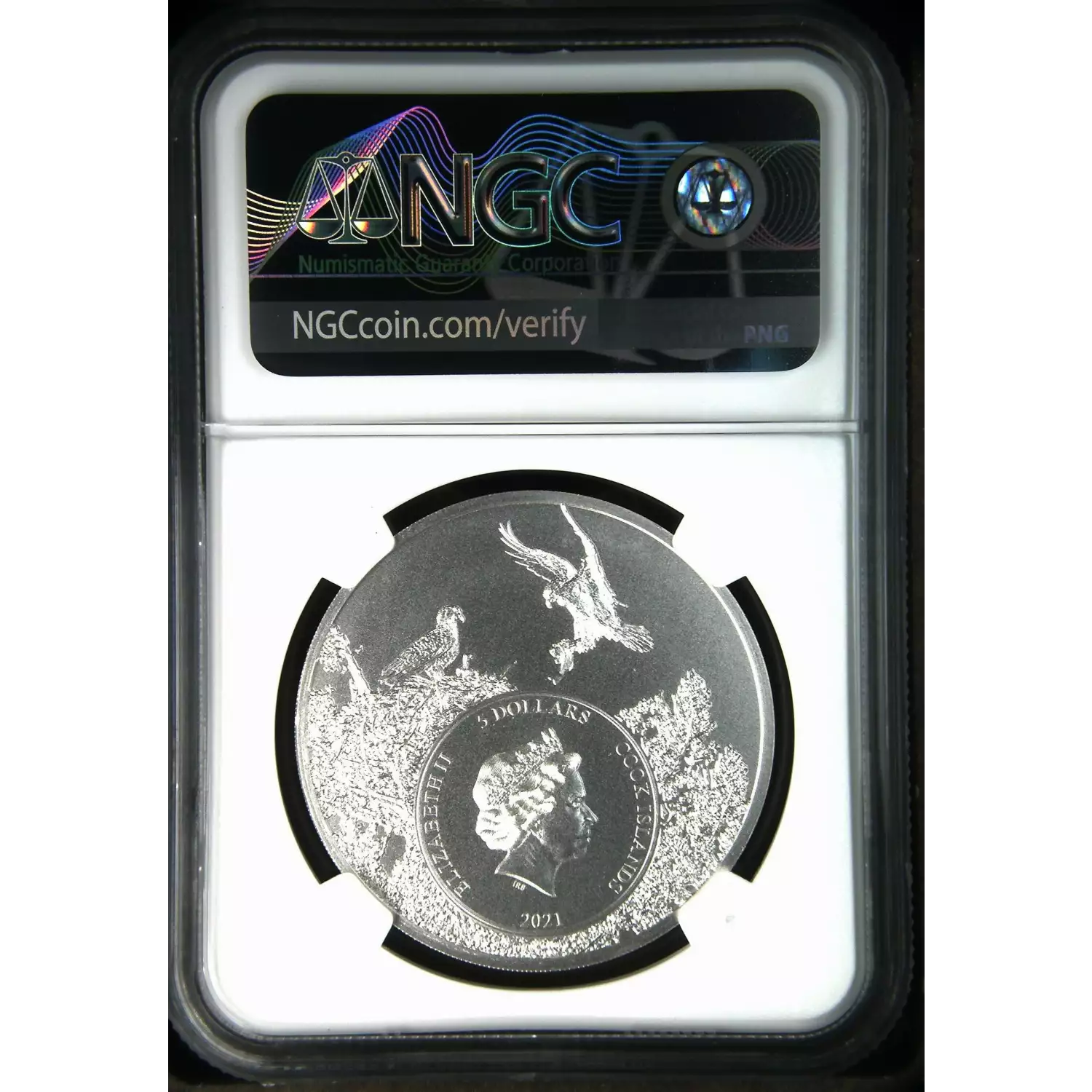2021 $5 Cook Island Coin NGC MS-70 Colorado - Rocky Mountain Bighorn ...