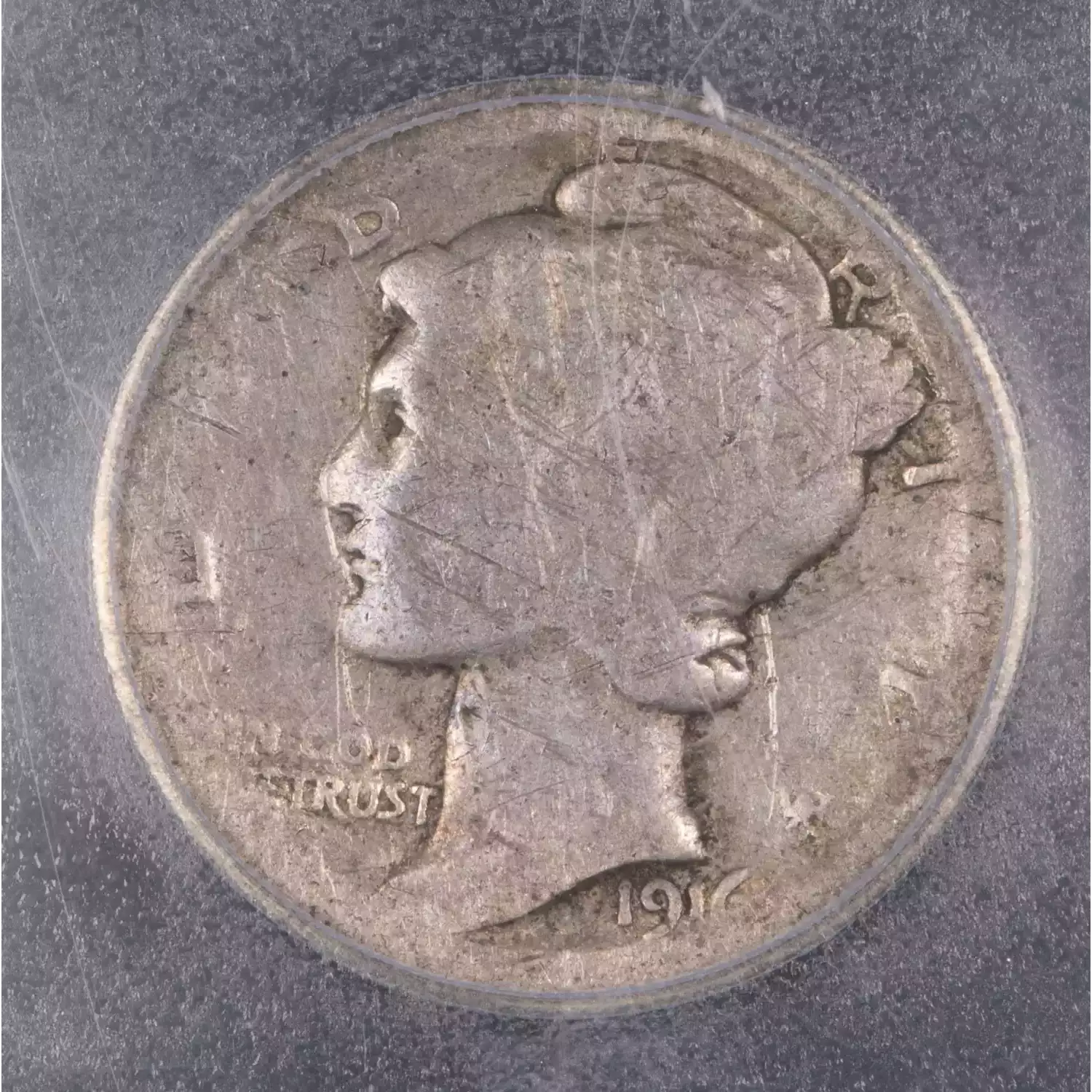 1916-D Dimes Winged Liberty Head or Mercury ICG Genuine (95 - Scratches ...
