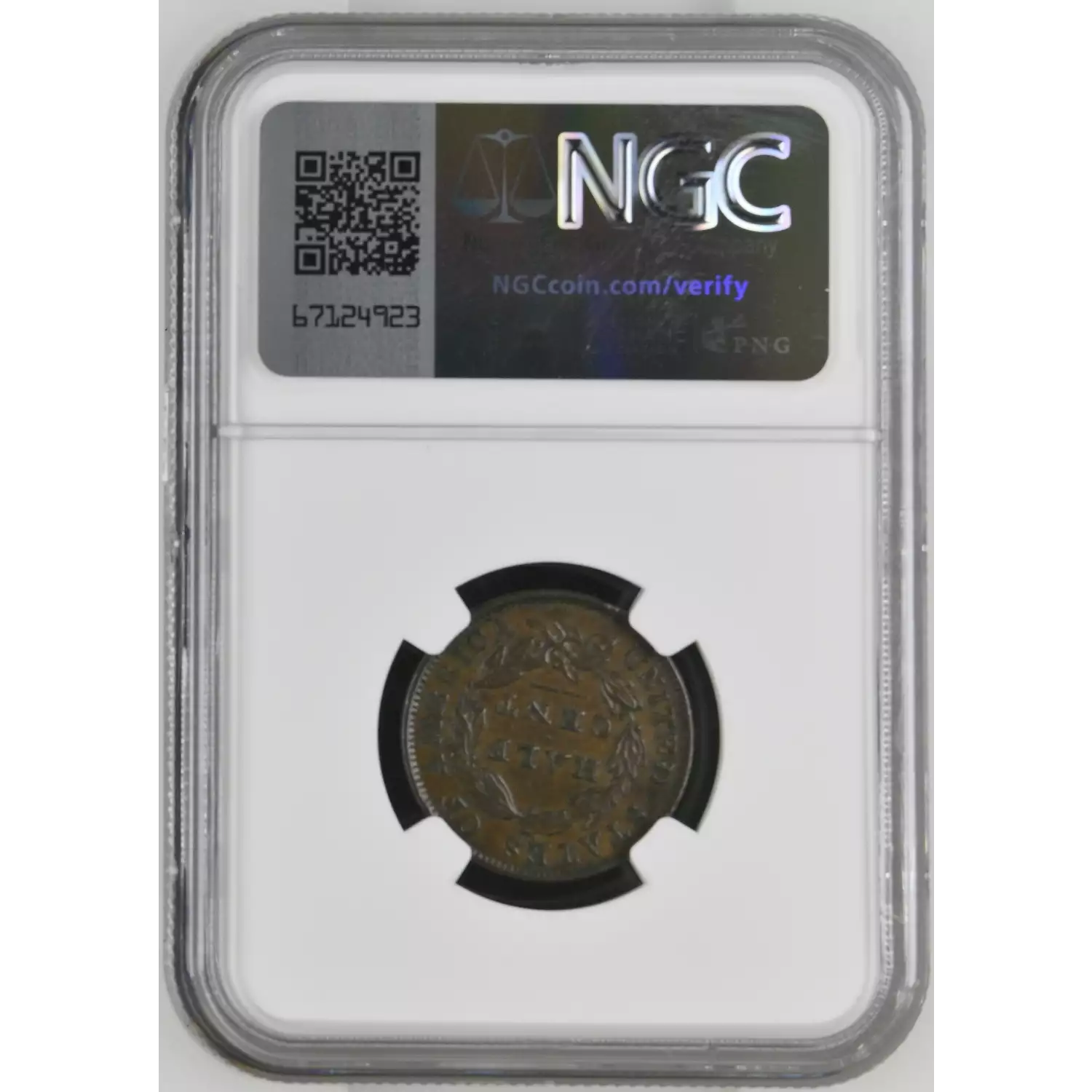 1833 Half Cents Classic Head 1809 - 36 NGC AU-50 BN C-1 - Hertel's Coins Inc.