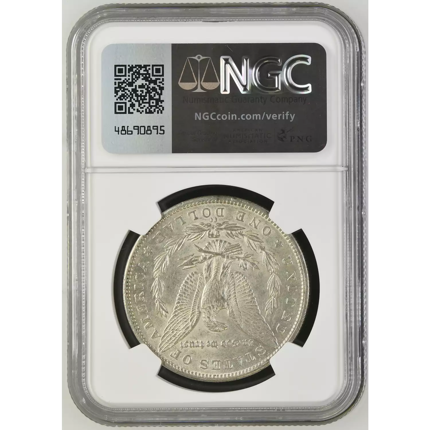 1890-CC Morgan Silver Dollar NGC AU-55 - Hertel's Coins Inc.
