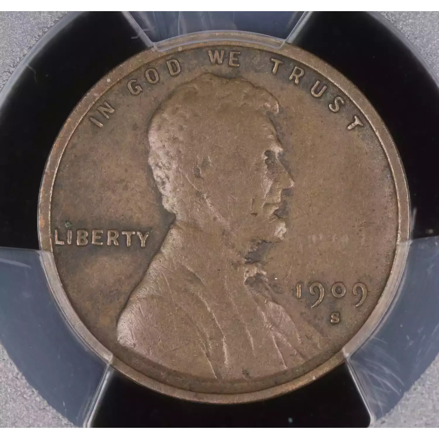 1909-S VDB Small Cents Lincoln, Wheat Ears Reverse PCGS VF-20 BN - Hertel's Coins Inc.