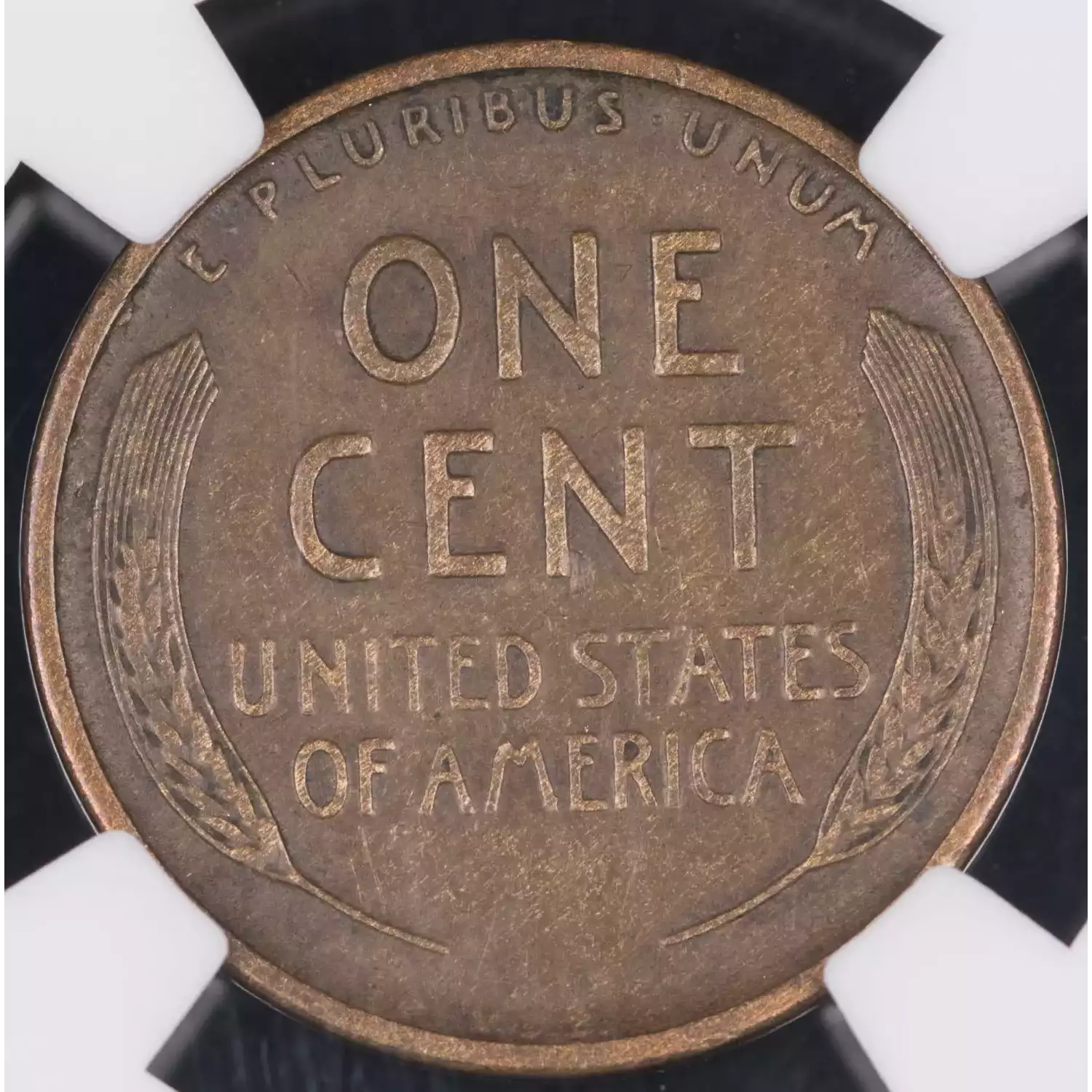 1909-S VDB Small Cents Lincoln, Wheat Ears Reverse NGC VF-25 BN ...