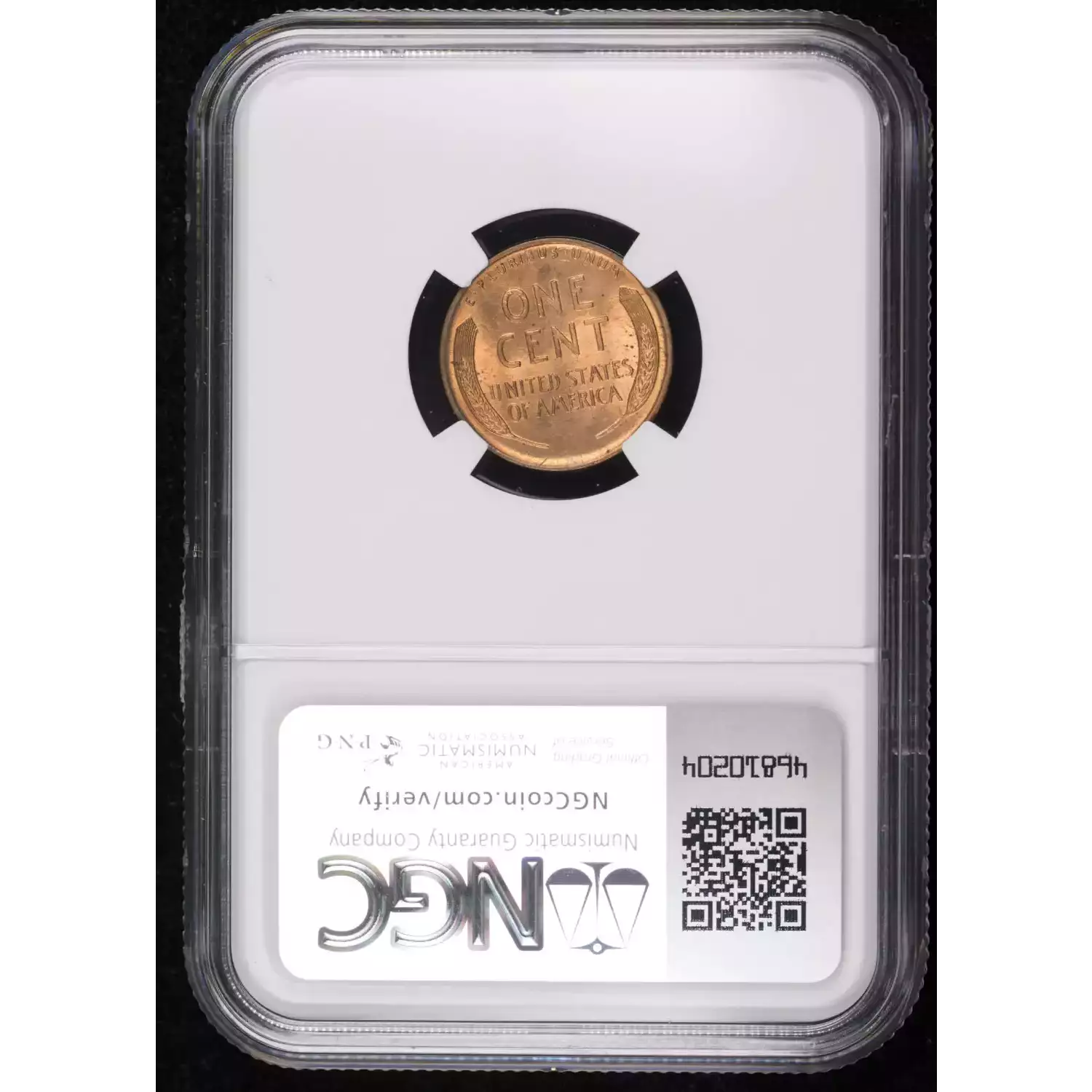 1924 Small Cents Lincoln, Wheat Ears Reverse NGC MS-64 RB - Hertel's ...