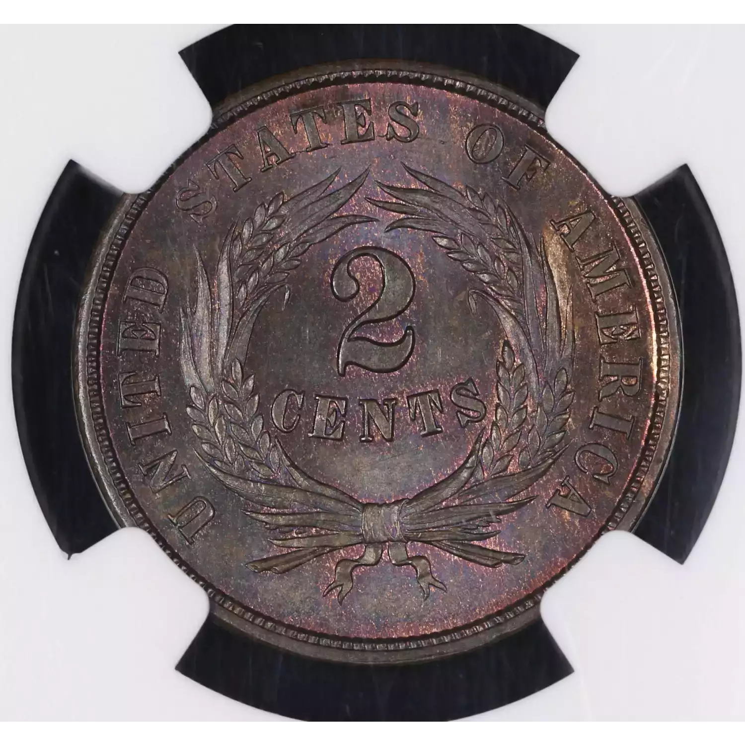 1864 Two cent pieces NGC MS-66 BN - Hertel's Coins Inc.